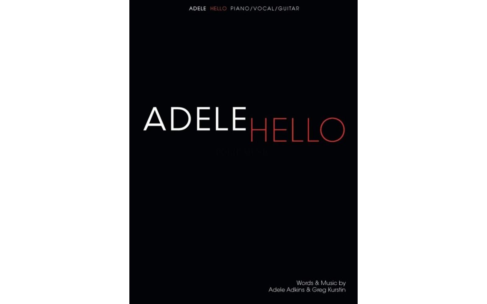 Adkins, Adele: Adele - Hello (zongora-ének-gitár) - GITÁR KOTTÁK