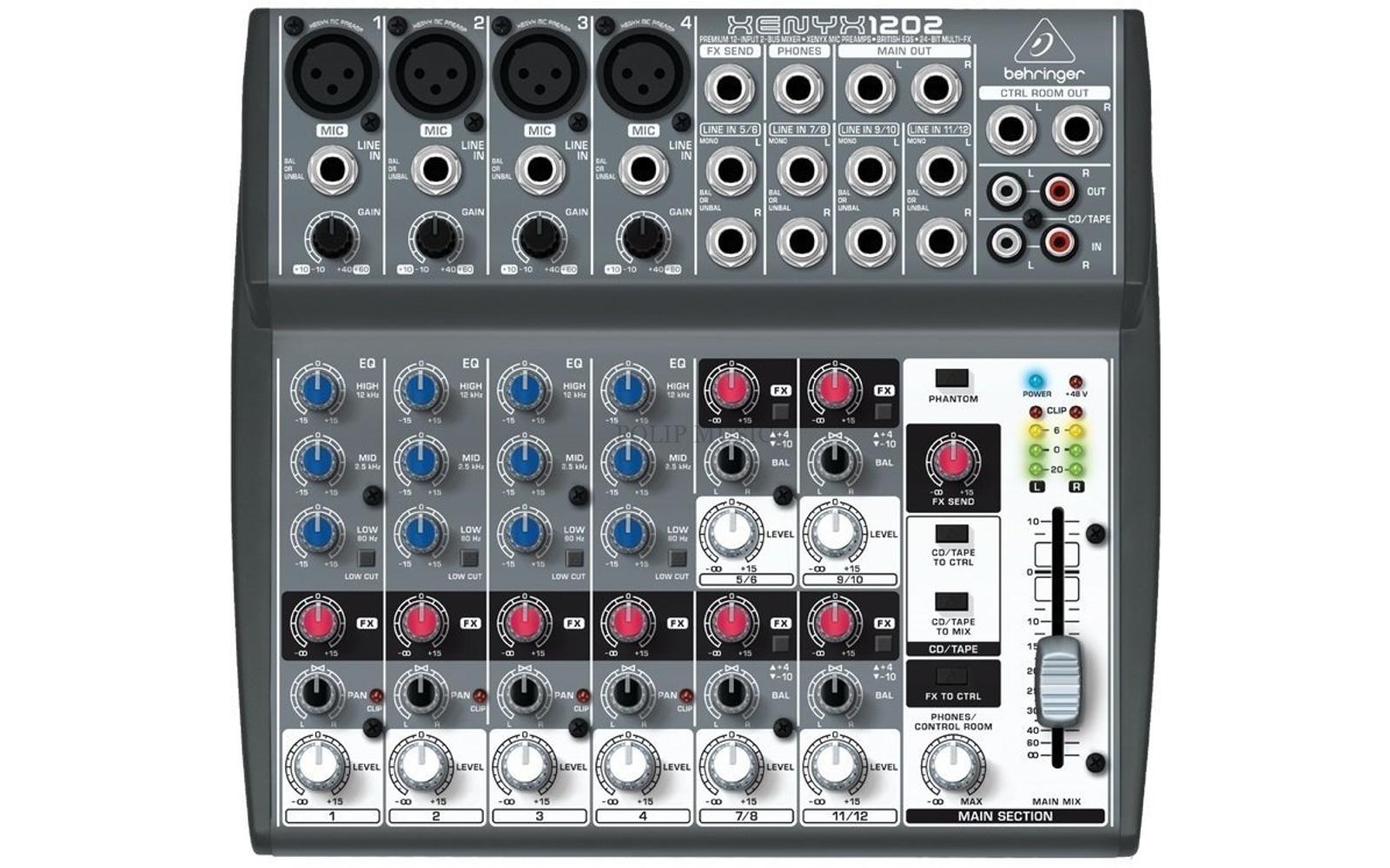 Behringer XENYX 1202 Analóg keverőpult - ANALÓG KEVERŐ
