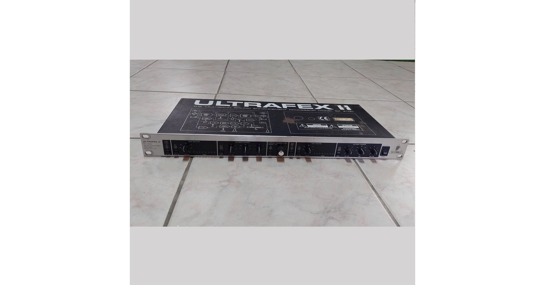 Behringer Ultrafex II EX3100 2-csatornás többsávos hangjavító ...