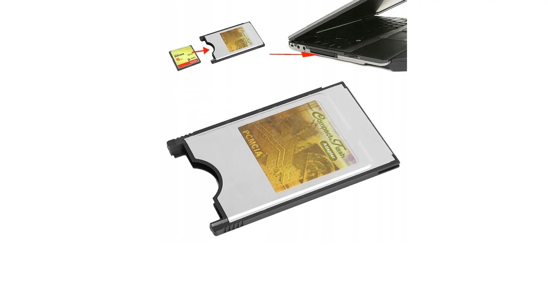 Aptel Compact flash adapter PCMCIA CF kártyaolvasó - BILLENTYŰS ...